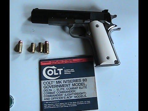 Colt Combat Elite 1911 in .45 ACP and .400 Corbon History, uses and ...