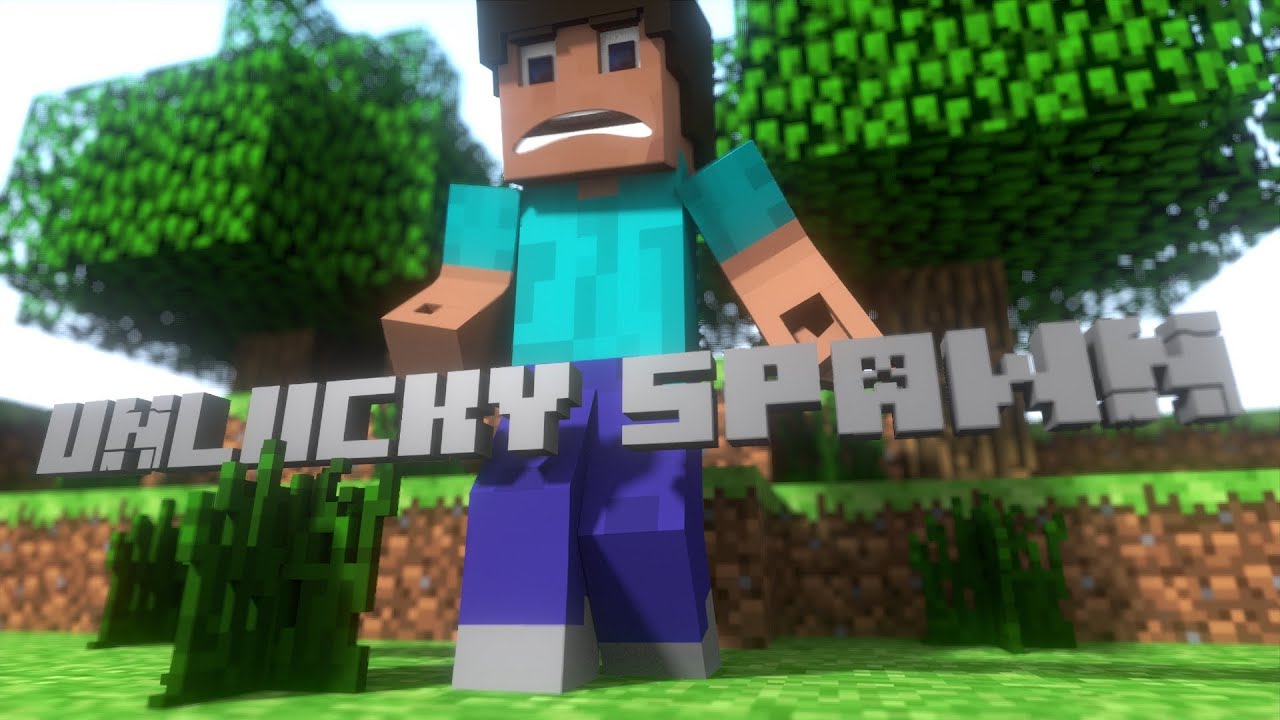 Unlucky spawn - A Minecraft Animation - YouTube