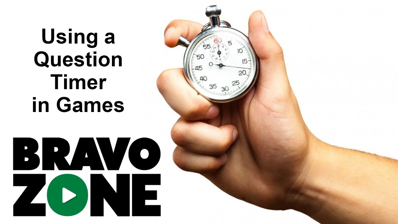 Using the Question Timer in the BravoZone for Games - YouTube