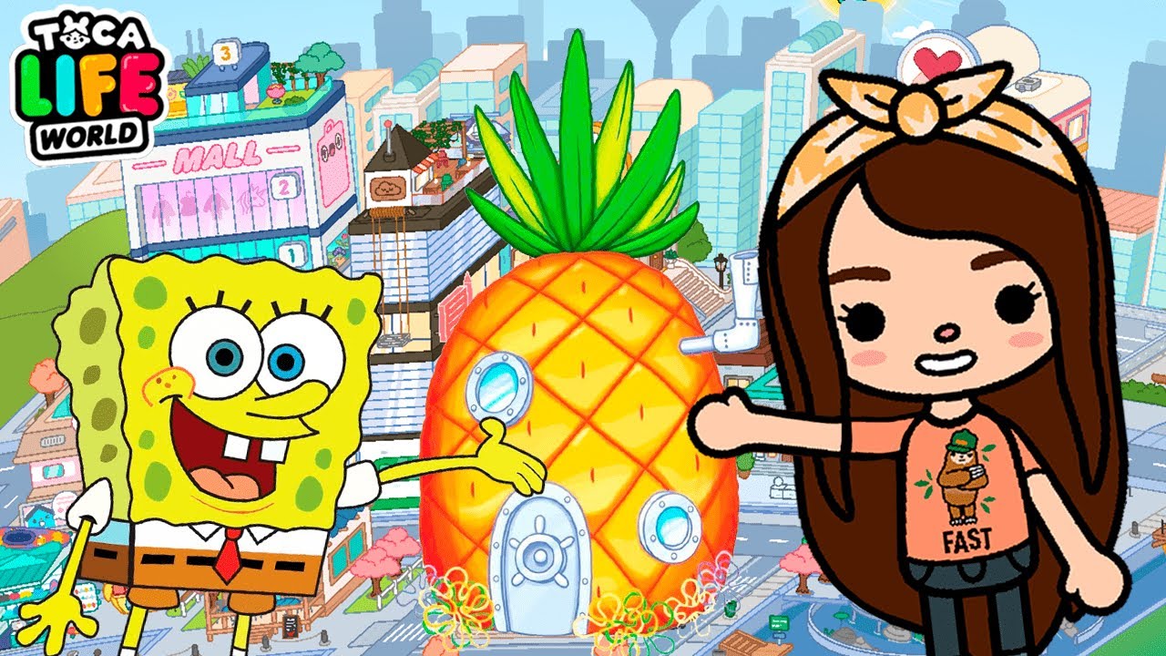 🧽🍍 Bob Esponja viviendo en Toca Boca Life World! 🌍 - YouTube