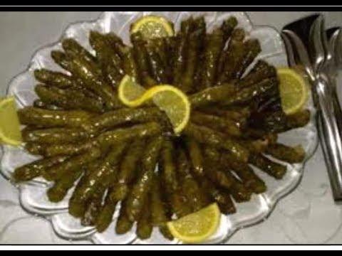 The most delicious stuffed grape leaves.- Yarpaq dolması