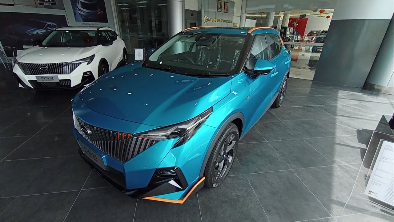 GAC GS3 Emzoom Premium R Style Salt Lake Blue 1.5T 7AT Mk2 walkaround ...