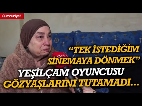 Yeşilçam oyuncusu Saadet Gürses gözyaşlarını tutamadı! \