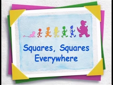 Barney & Friends: Squares, Squares Everywhere - YouTube