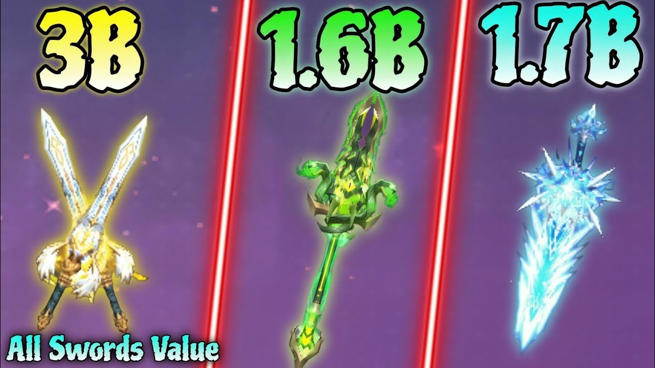 All MVP Swords Value in Blockman go Skyblock (fabruary) || Blockman go ...