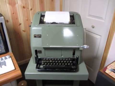 Model 15 Teletype - YouTube