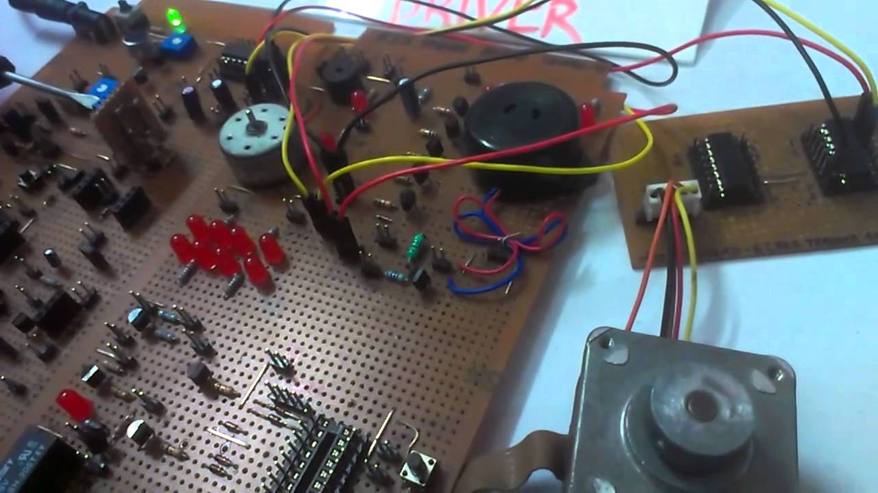 Stepper Motor Driver using 555 Timer IC - YouTube