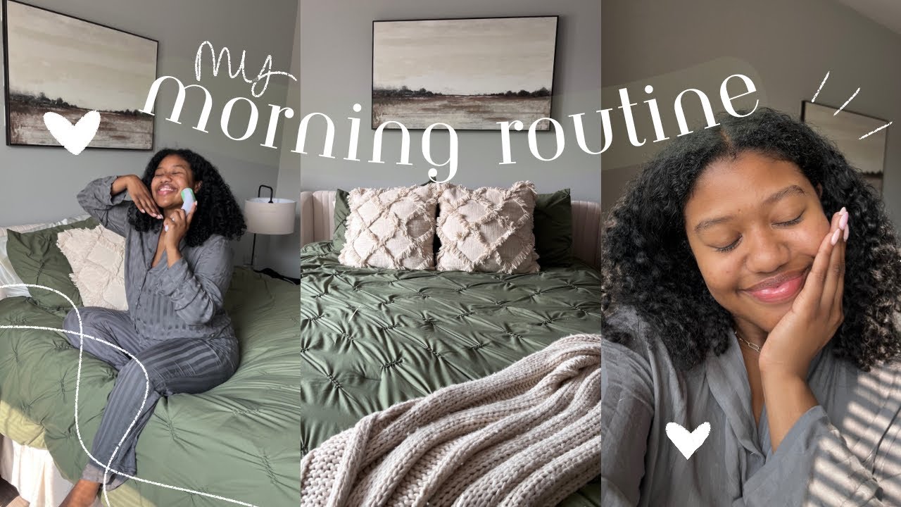 spend a morning(ish) with me | realistic morning routine - YouTube