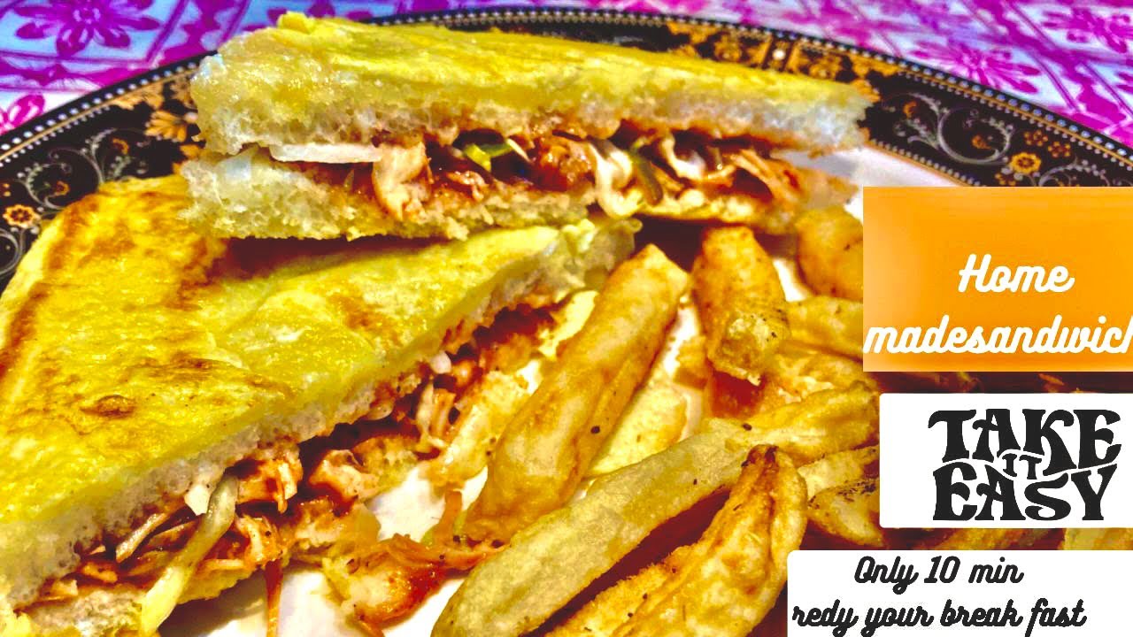 How make a sandwich | only 10 min ready your break fast egg sandwich ...