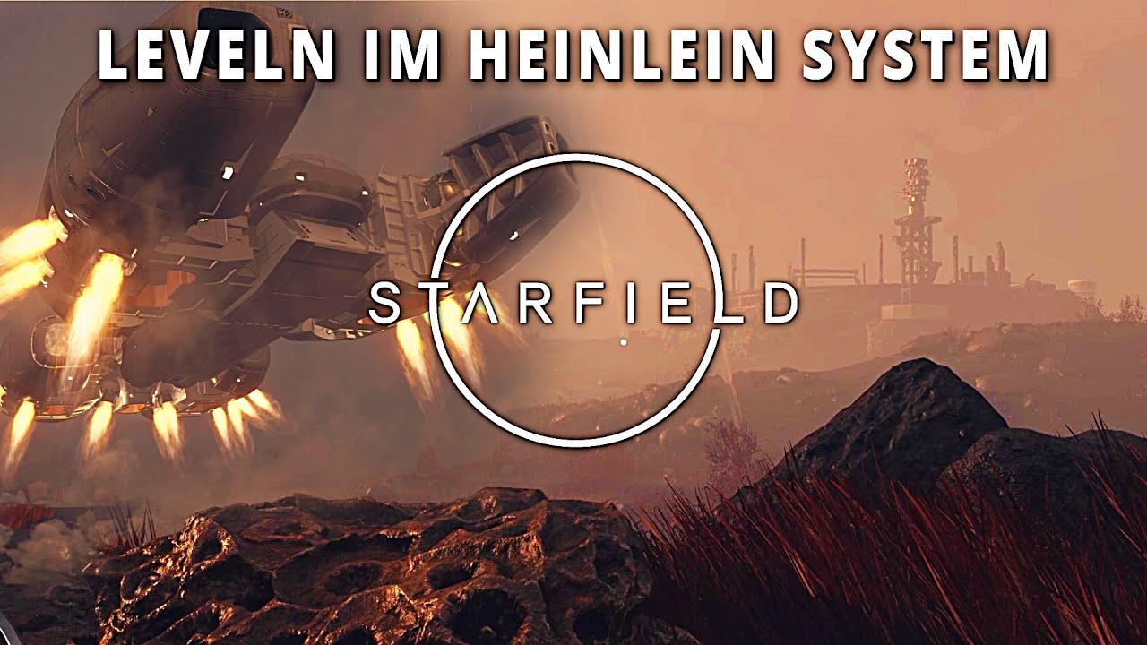 Leveln im Heinlein System Starfield Deutsch German Gameplay - YouTube