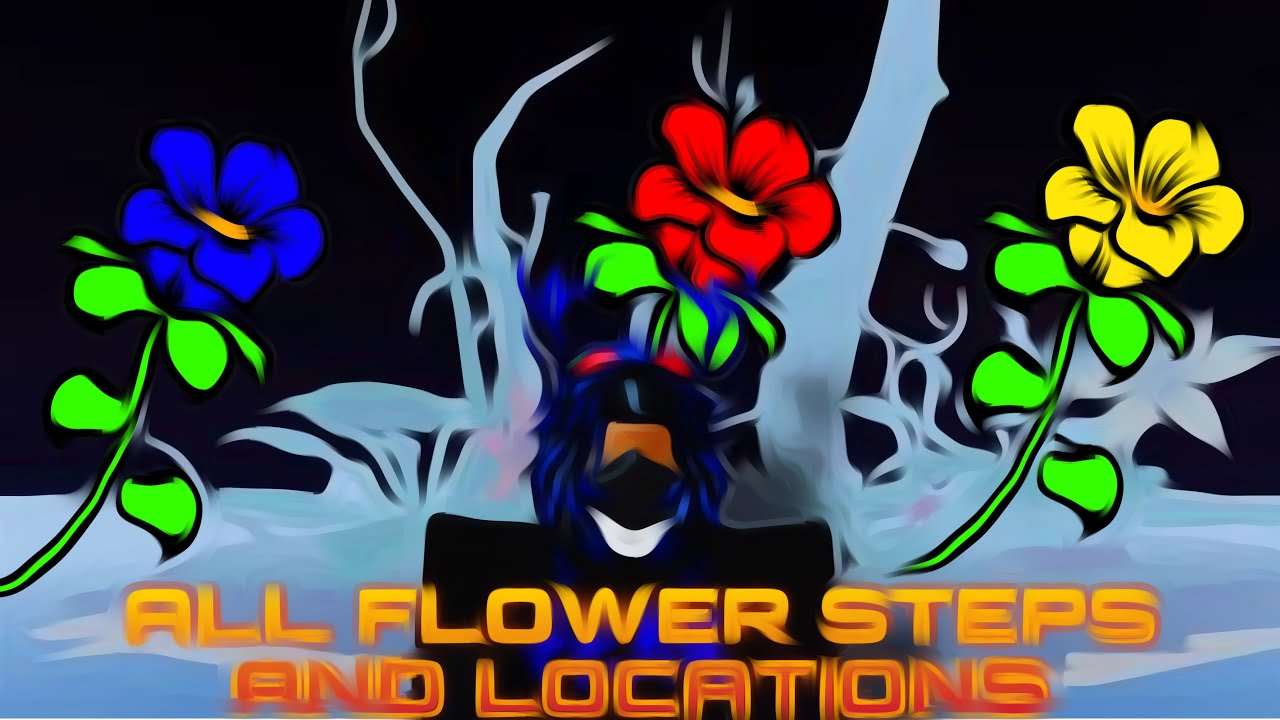 ALL FLOWER LOCATIONS AND STEPS TO UNLOCK RACE V2 | Blox fruis - YouTube