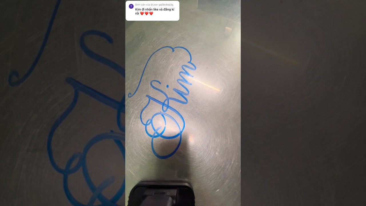 How to write beautiful name Kim #calligraphy #sorts #writing #trending ...