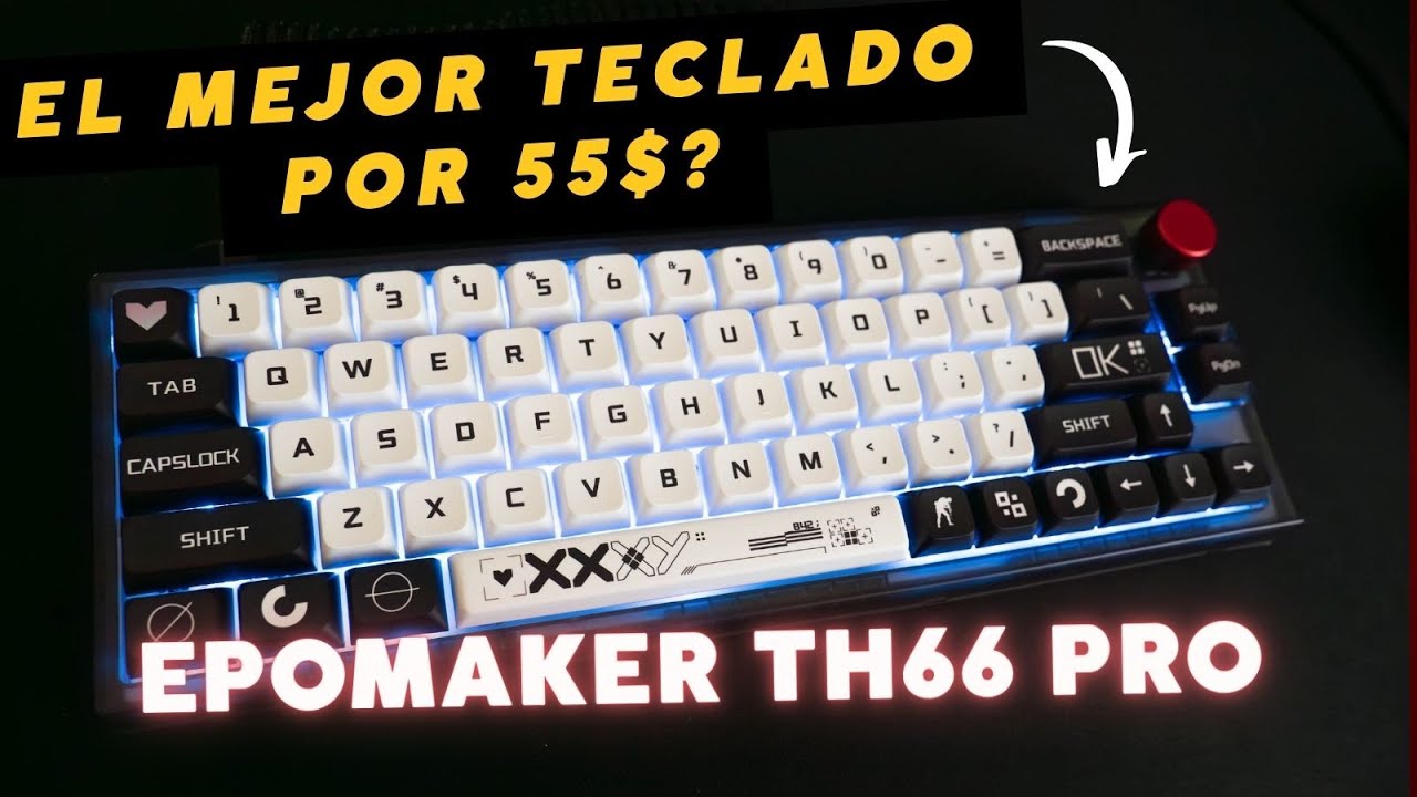 Epomaker TH66 Pro unboxing, mod y test de sonido - YouTube