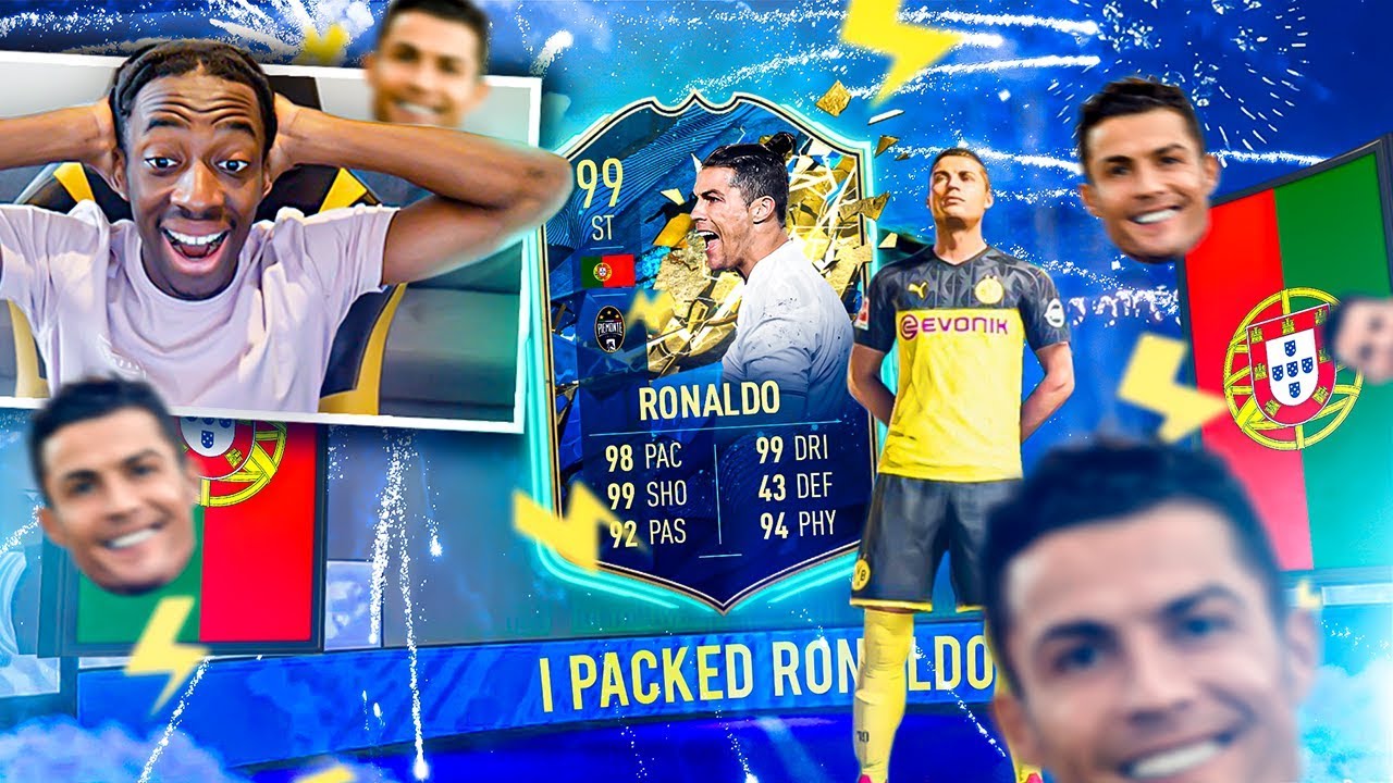 OMG! I PACKED 99 RONALDO!!! SERIE A TOTS PACKS! - YouTube