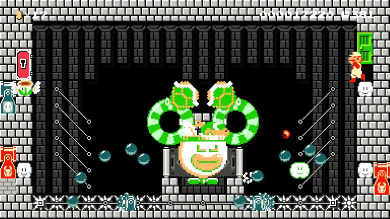 World 11-4 Volcanic Lands Castle by TheLaw ~ SUPER MARIO MAKER ~ NO ...