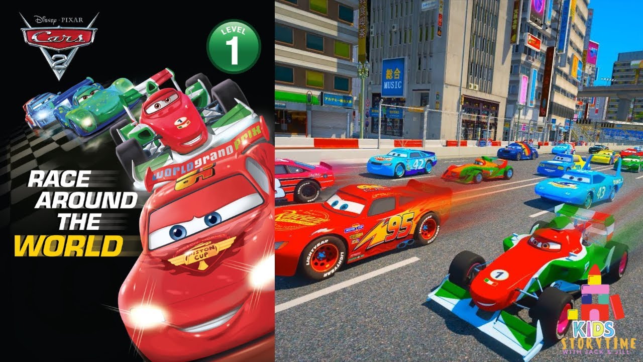 🏎️💨 Kids Book Read Aloud: Disney Pixar Cars 2 : Race Around The World ...
