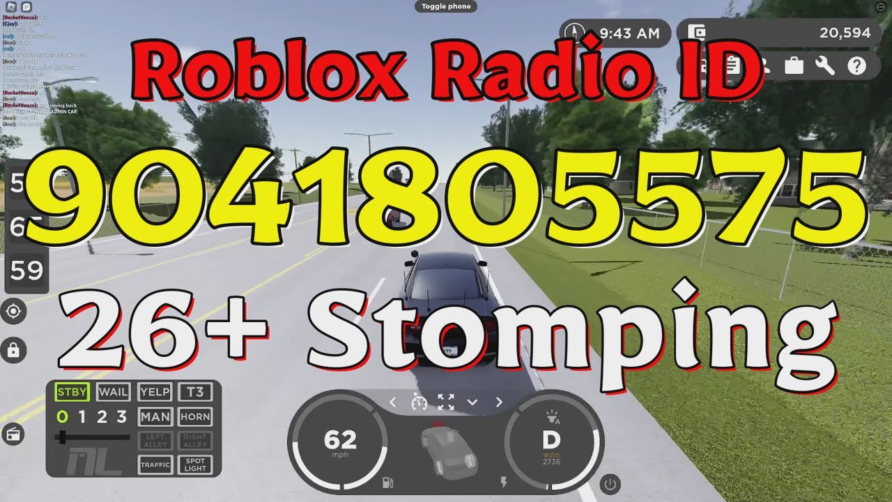 Stomping Roblox Radio Codes/IDs - YouTube
