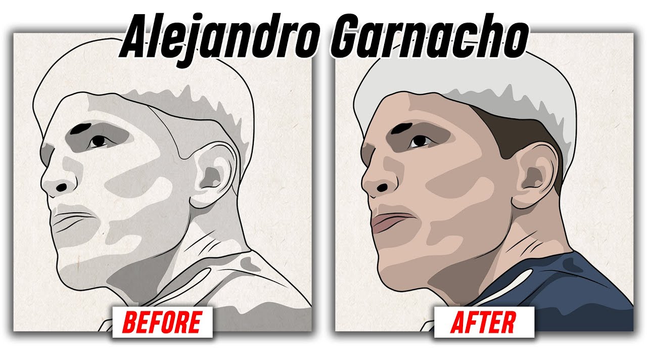 HOW TO DRAW GARNACHO - Easy Drawing Tutorial - Face Drawing - YouTube