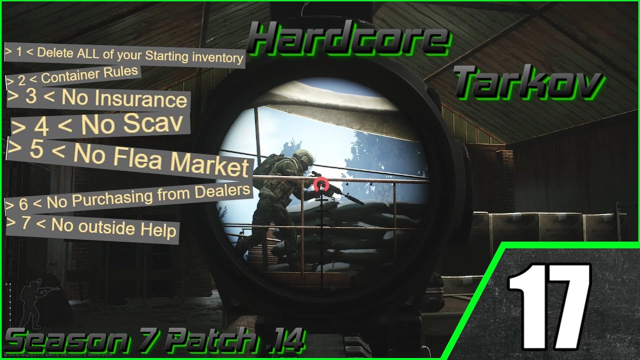 Defending my Farm on Shoreline in Hardcore Tarkov Episode: 17 Patch .14 ...