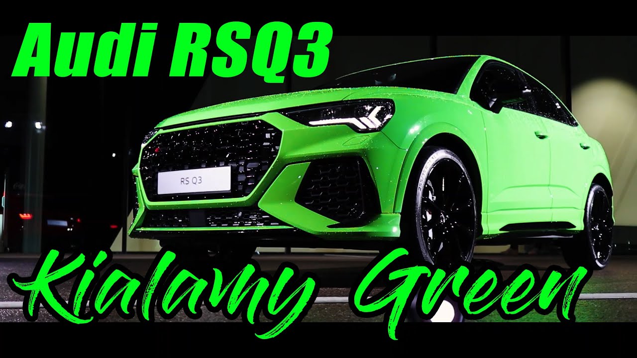 "MINI URUS" 💚 | 2020 Audi RSQ3 Sportback in Kialamy Green - YouTube