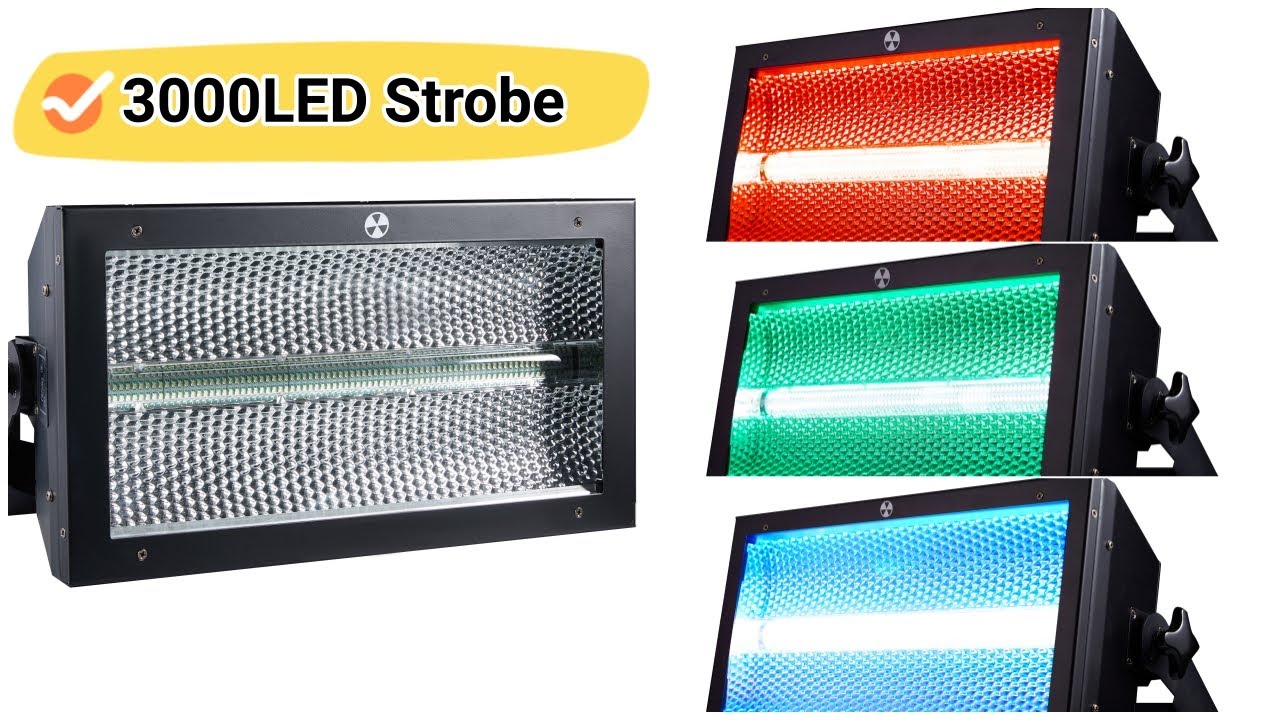 Atomic 3000 LED Strobe| LED BASED STROBE WITH UNIQUE AURA BACKLIGHT ...