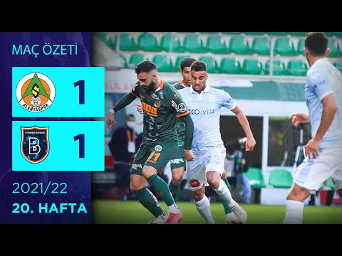ÖZET: Aytemiz Alanyaspor 1-1 Medipol Başakşehir | 20. Hafta - 2021/22