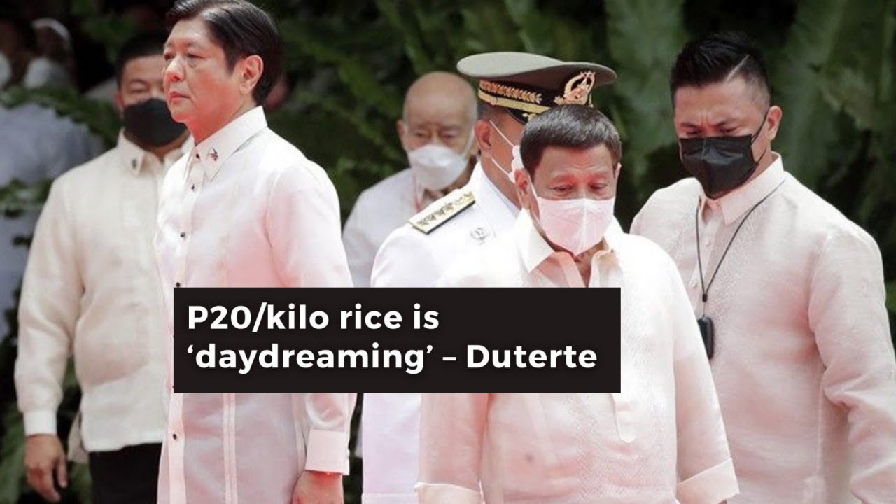 20 PESOS PER KILO NG BIGAS, PARANG NANANAGINIP DAW NG GISING SABI NI ...