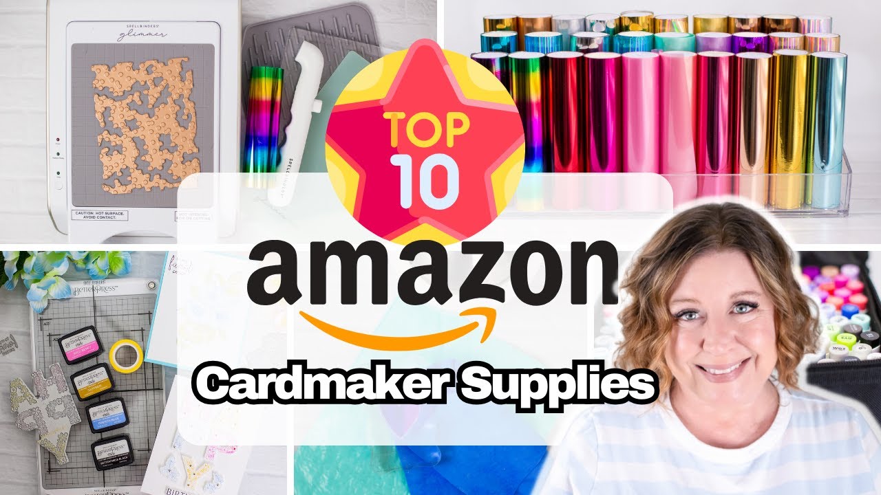 10 Must Have Craft Supplies for Cardmakers at Amazon - YouTube