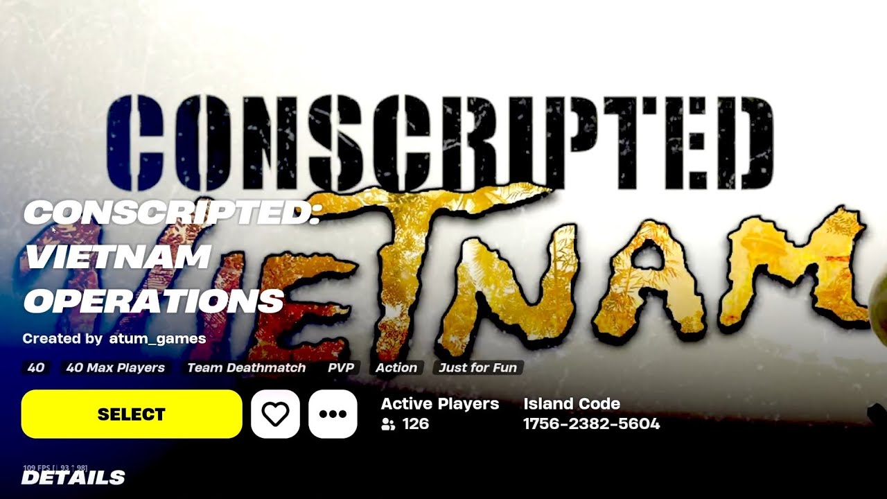 FORTNITE Conscripted: Vietnam Operations - HOW YOU CAN WIN 😍 MAP CODE ...