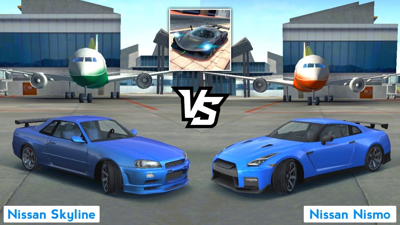 Extreme Car Driving Simulator 2022 - Nissan Skyline R34 vs Nissan GTR ...