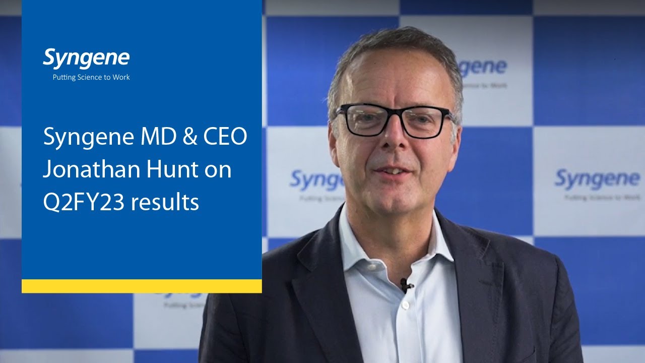 Syngene MD & CEO, Jonathan Hunt on the Q2FY23 financial results - YouTube