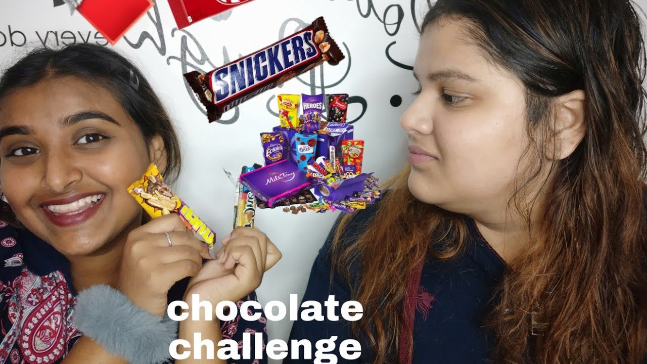 //Chocolate challenge🍫// ft. Angel - YouTube