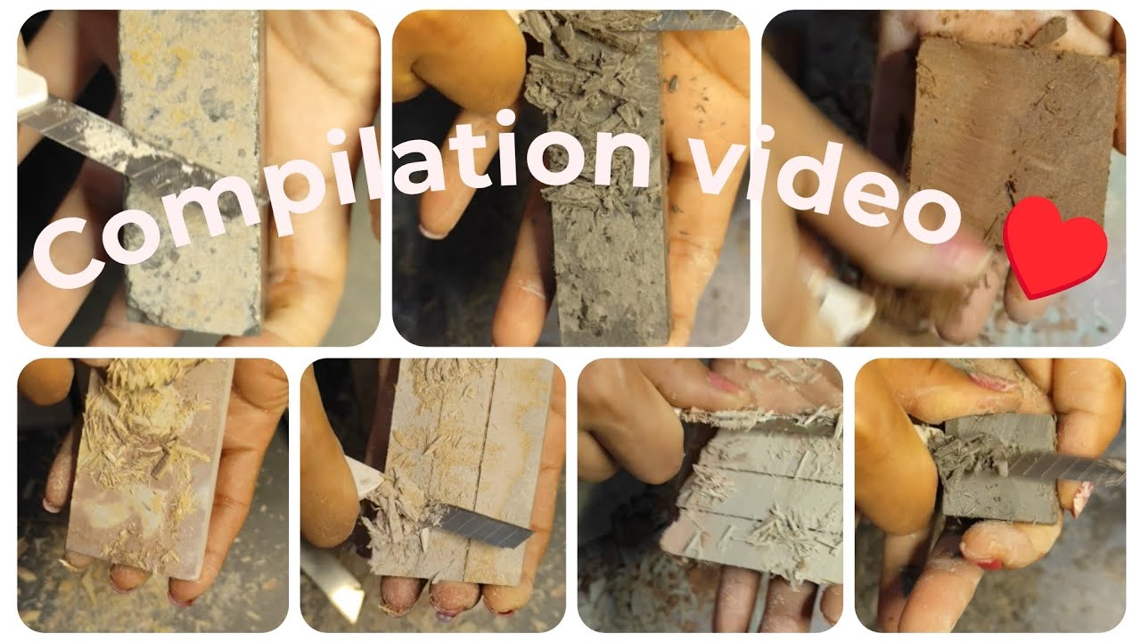 Compilation video of different slate items scraping ♥️ - YouTube