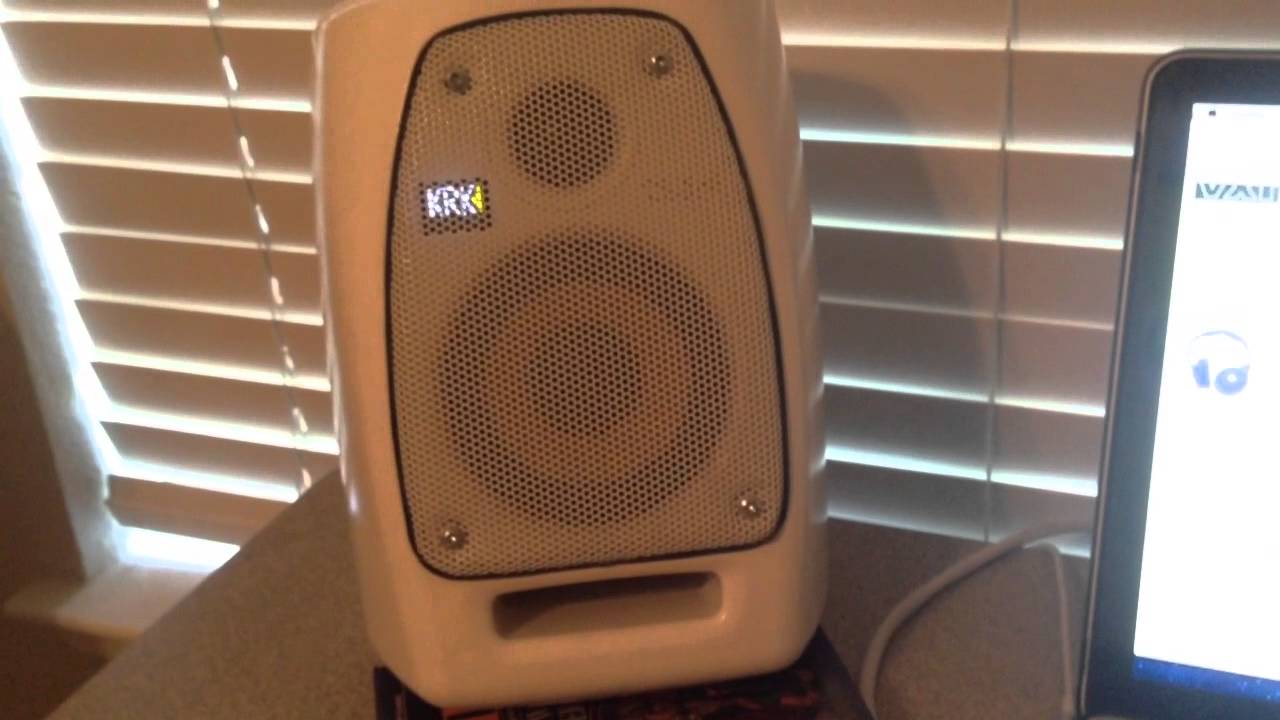 KRK VXT4 Monitors Sound Test - YouTube
