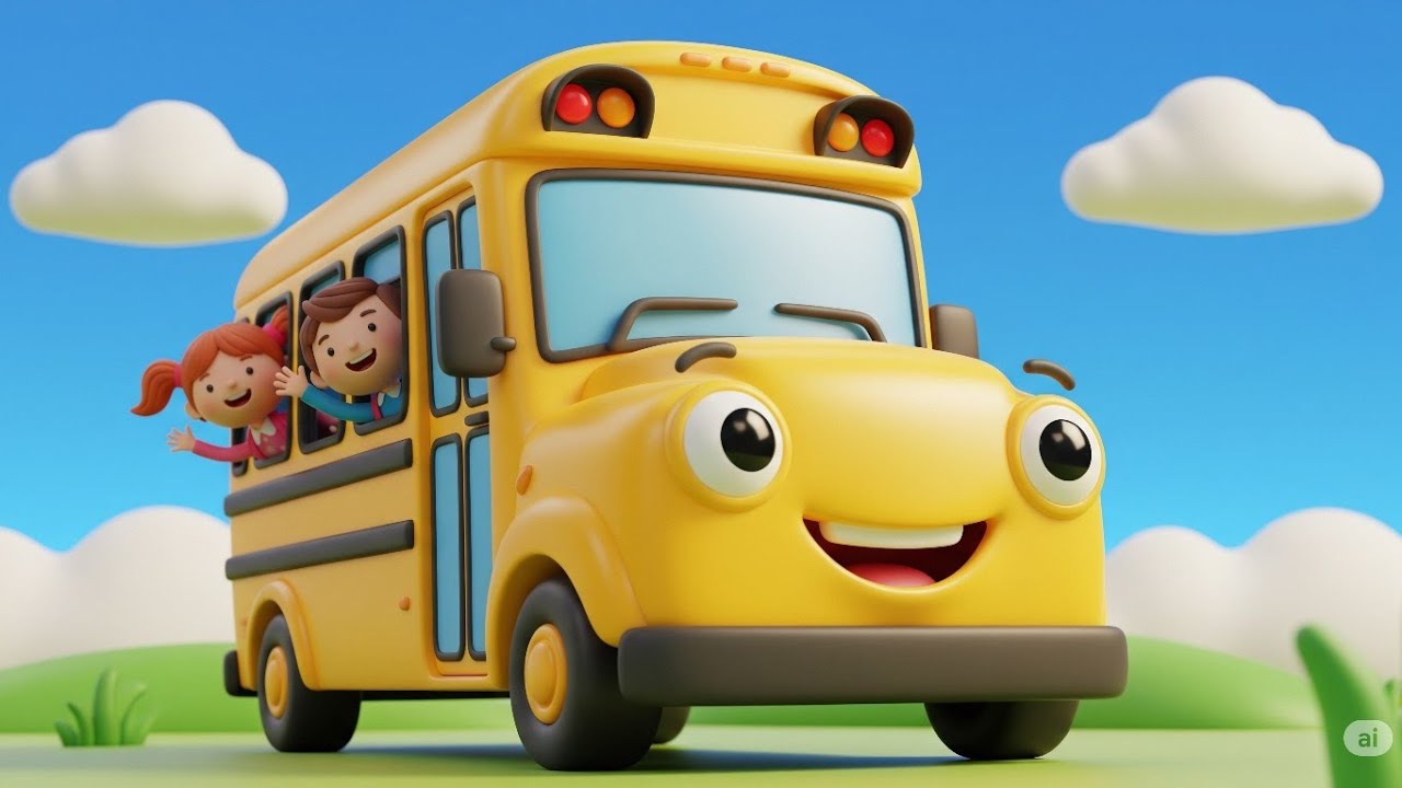 Les Roues de l’Autobus – Poème et Chanson en Français pour Enfants ...