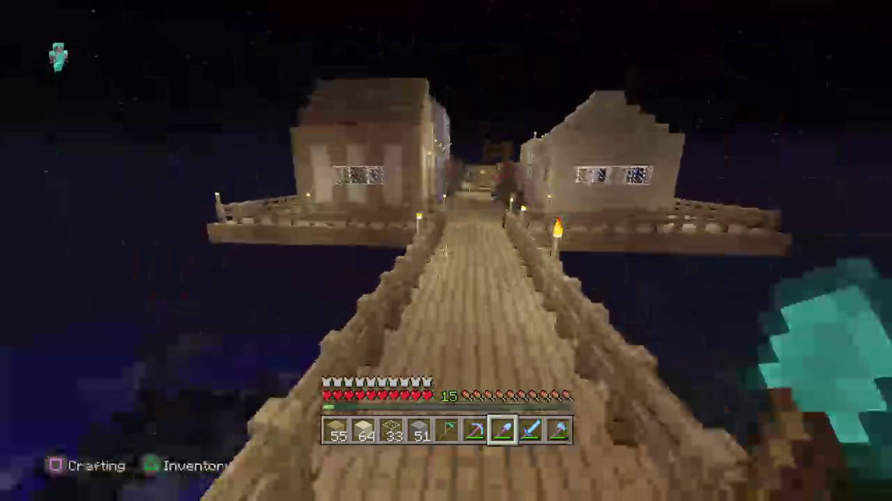 Minecraft ps4 survival gameplay legit 10 playing with friends - YouTube