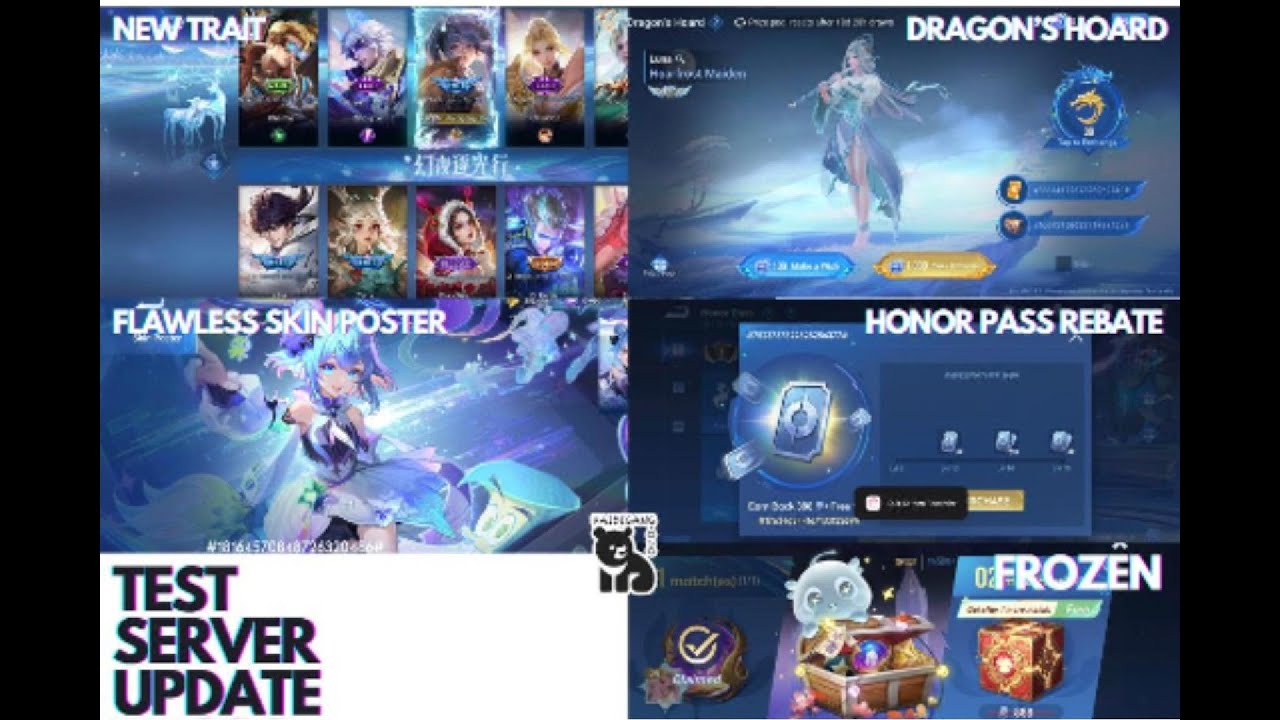 FROZEN X HOK & TEST SERVER UPDATES | HONOR OF KINGS GLOBAL | #hokstudio ...