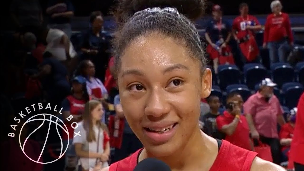 [WNBA] Aerial Powers Post-Game Interview, Chicago Sky vs Washington ...