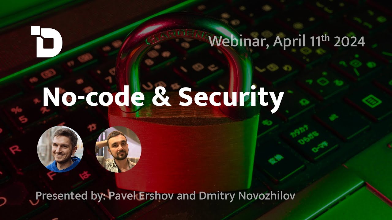 Webinar: No-code and Security. April 11, 2024 - YouTube