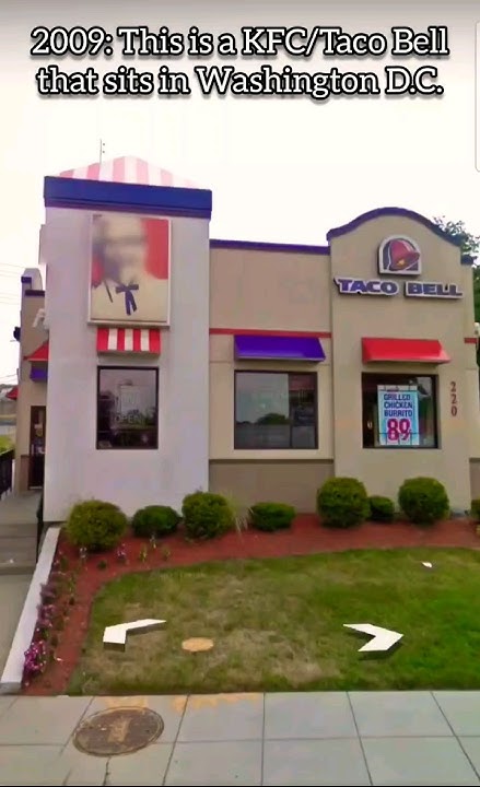 This ABANDONED KFC🍗/Taco Bell🌮 in Washington D.C. Turns Into a Chick-fil-A 🍗🥪 #shorts - YouTube