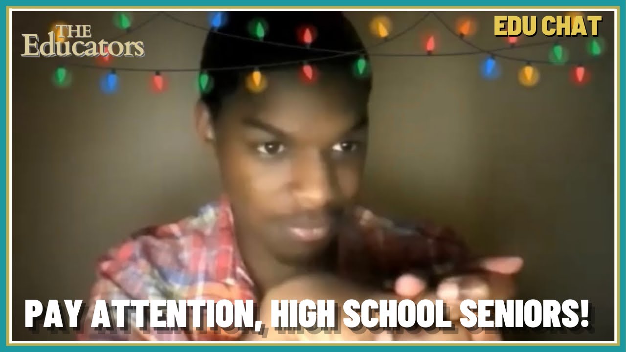 Advice to High School Seniors of Finishing this School Year - YouTube