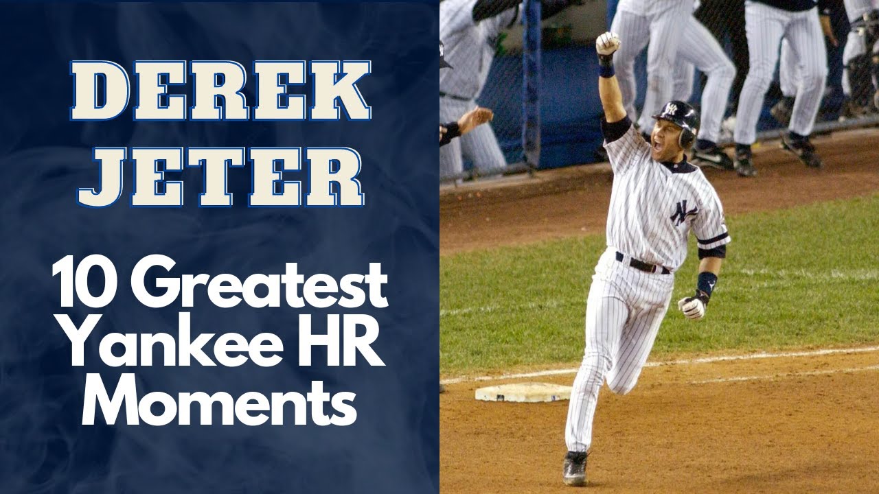 Derek Jeter 10 Greatest Home Run Moments - YouTube