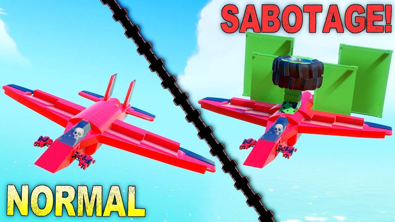 1v1 SABOTAGE DOGFIGHT: Every Round We Sabotage Each Other's Build ...