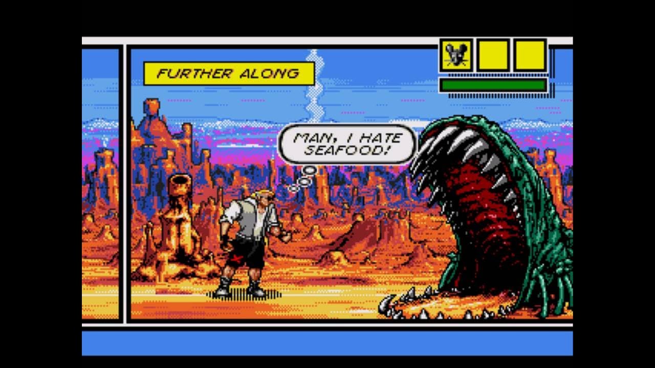 Comix Zone - Mega Drive - Final Boss Battle e Good Ending - YouTube