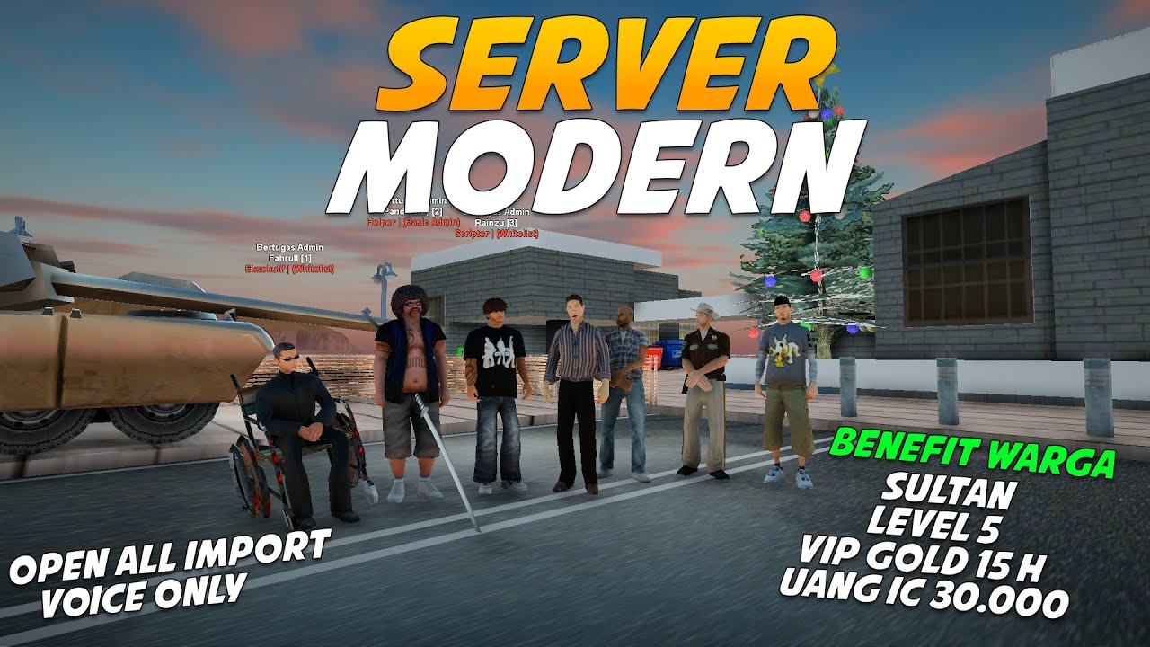 SERVER GTA SAMP ANDROID PC FRESH FITUR MODERN | REVIEW SERVER GTA SAMP ...