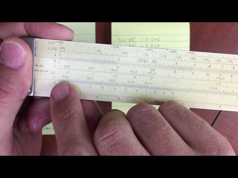 Slide Rule - Trigonometric Calculations