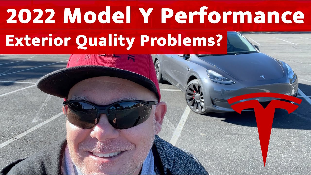 Tesla Model Y Performance Exterior Build Quality, Panel Gaps? - YouTube