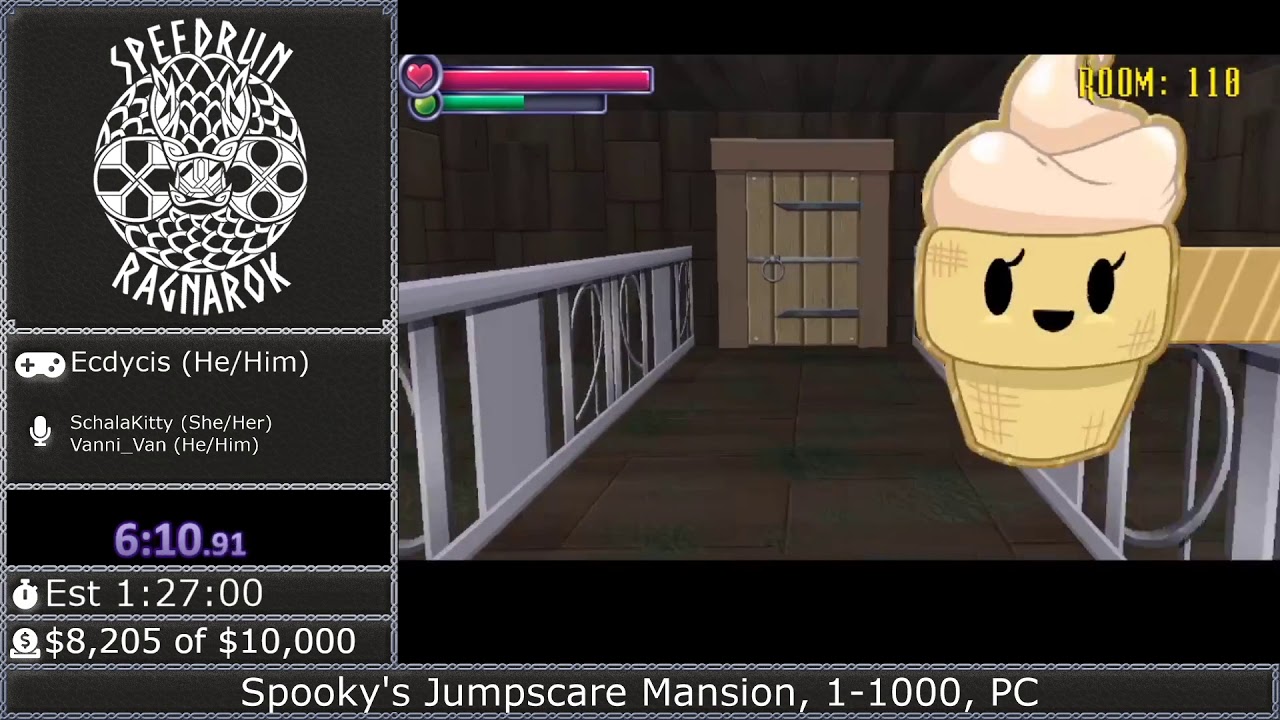 Speedrun Ragnarok 2019: Spooky's Jumpscare Mansion 1-1000 by Ecdycis ...