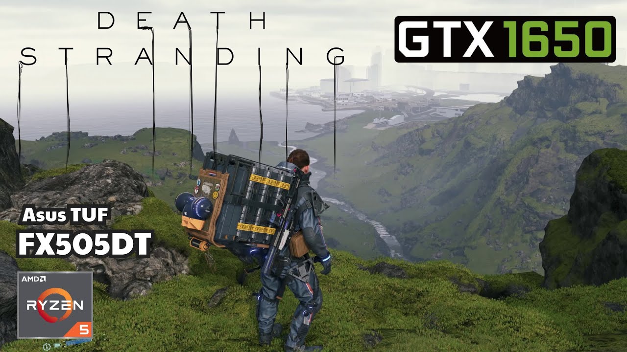 DEATH STRANDING ASUS TUF FX505DT GTX 1650 Ryzen 5 35550h | ALL SETTINGS ...