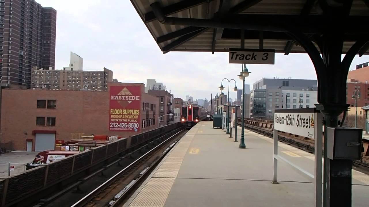 MTA Metro North Railroad Kawasaki M8 Enters Harlem-125 Street - YouTube